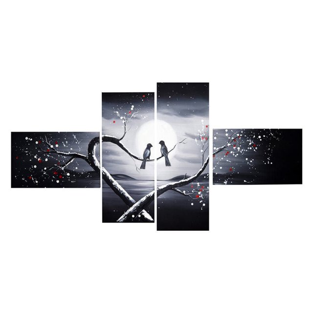Design Art Love Birds in Love Canvas Art - Walmart.ca