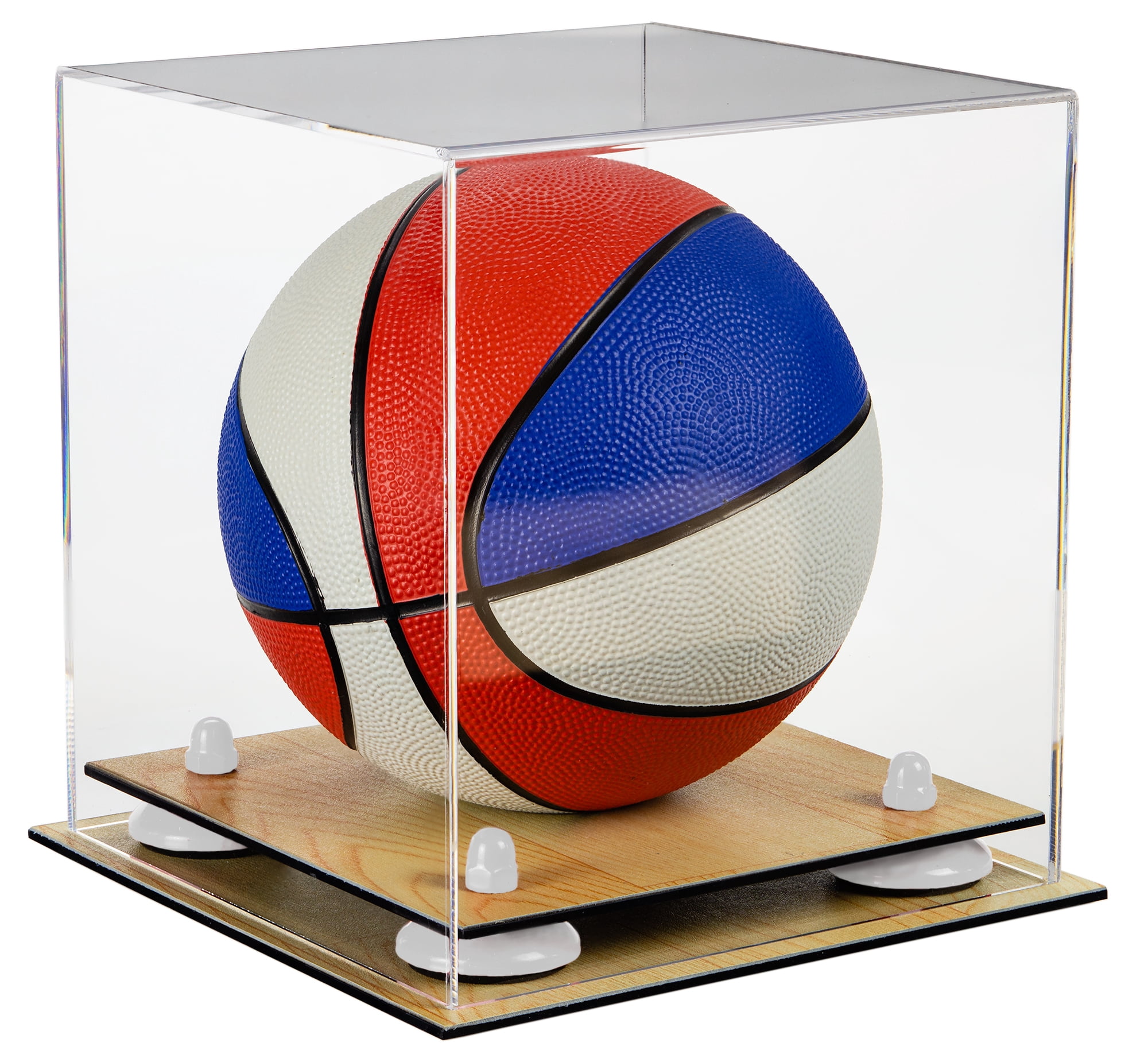 Clear Acrylic Mini - Miniature (not Full Size) Basketball Display Case ...