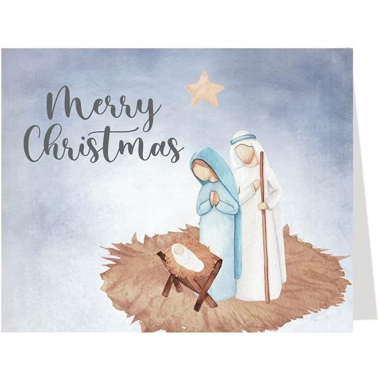 Religious Christmas Watercolors