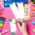 150 Pack DIY Craft White Bookmarks Blank Cardstock Bookmarks for String ...