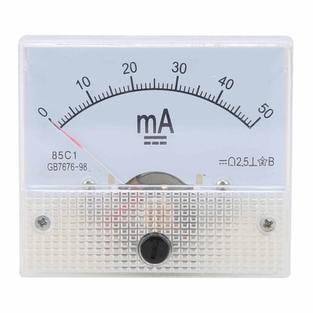 Pointer Ammeter, 50Hz Sine Waves AC Voltage Embedded Installation ...