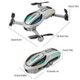 Gray White Gray Brushless Drone With Detachable Screen Remote, 1080P Hd ...