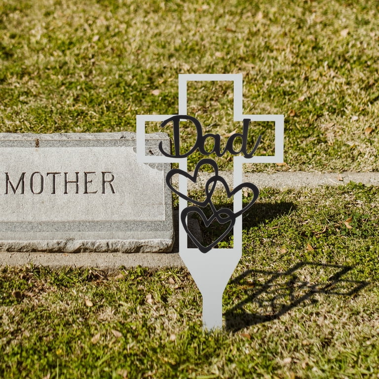 Headstone Decorations For Dad | Shelly Lighting