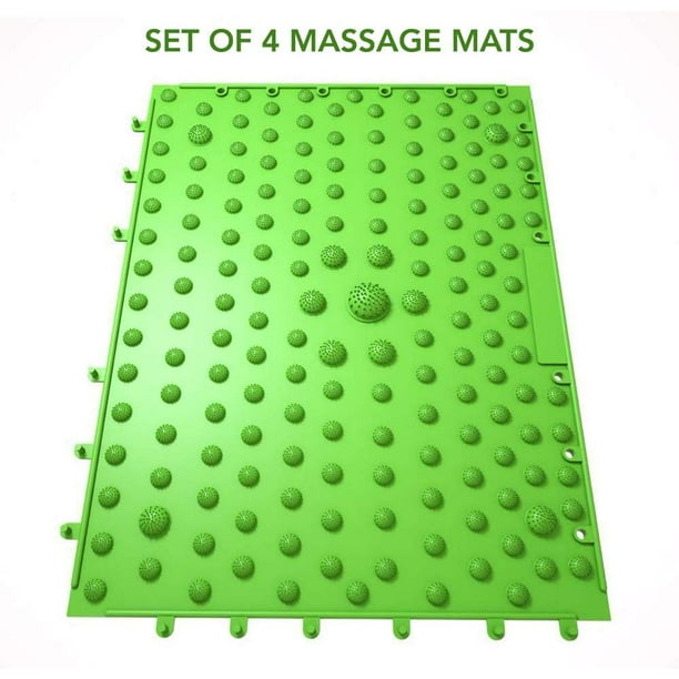 Floor Massage Mats 4 Piece And Foot Massager Roller Massage Puzzle Floor Mats 4 Modules