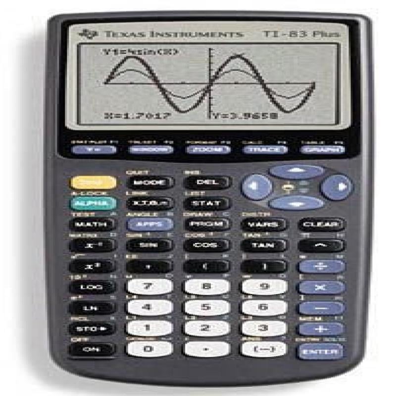 Texas Instrument TI83PLUS TI-83PLUS Programmable Graphing Calculator ... Texas Instrument TI83PLUS TI-83PLUS Programmable Graphing Calculator ...
