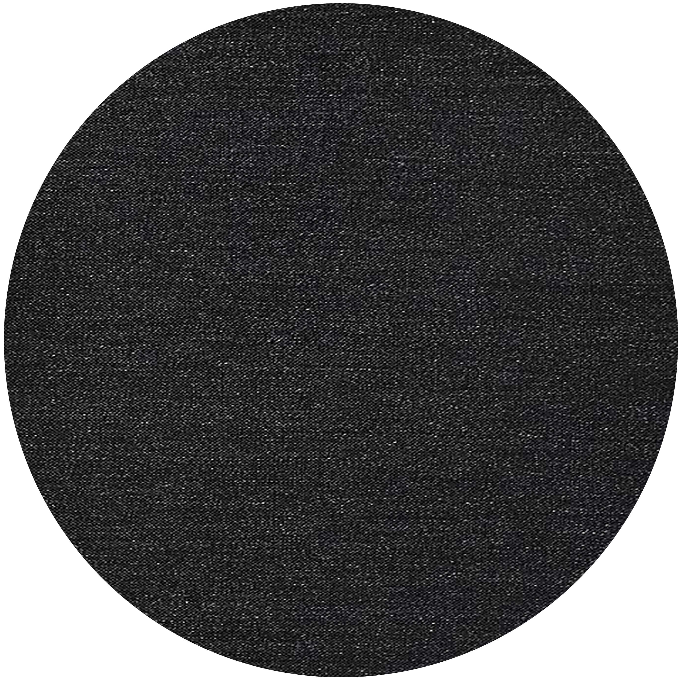 Ahgly Company Indoor Round Mid-Century Modern Light Black Solid Area ...