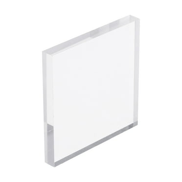Uxcell Acrylic Stamp Block, 2 Pack Clear Stamping Block Mounting Block ...