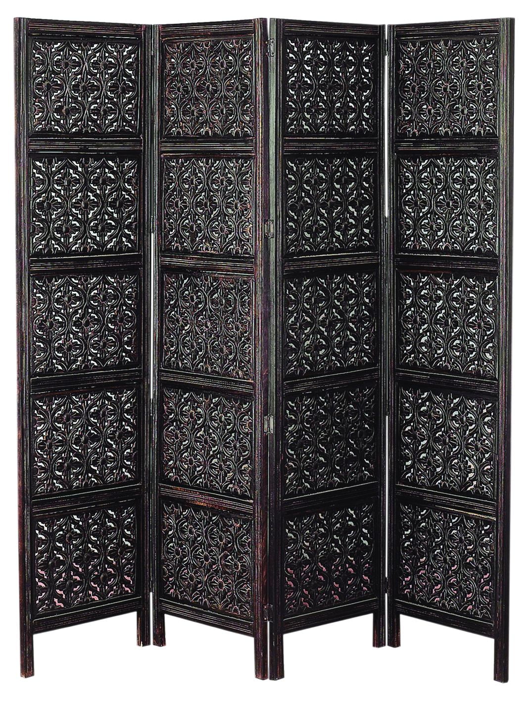 Wood 4 Panel Screen For Privacy And Decor Both - Walmart.com