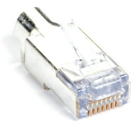 Black Box CAT6 EZ Shielded Plug - 50-Pack - Walmart.com