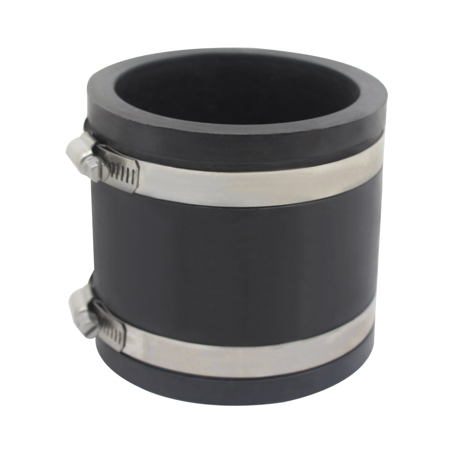 Straight-cylinder clamp-type flexible rubber soft joint fire hose clamp ...