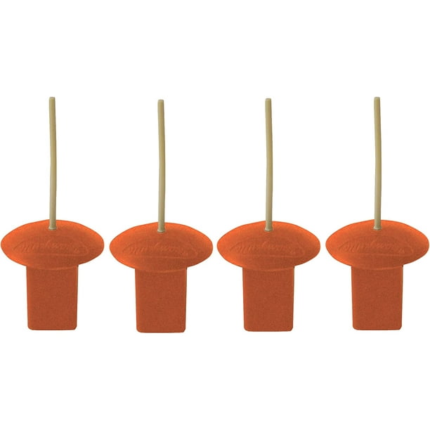 Markwort Base Plug with Indicator-4-Pack, Orange Rubber Base Plug with ...