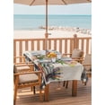 Back To School Rectangle Outdoor Tablecloth with Umbrella Hole Tulips ...