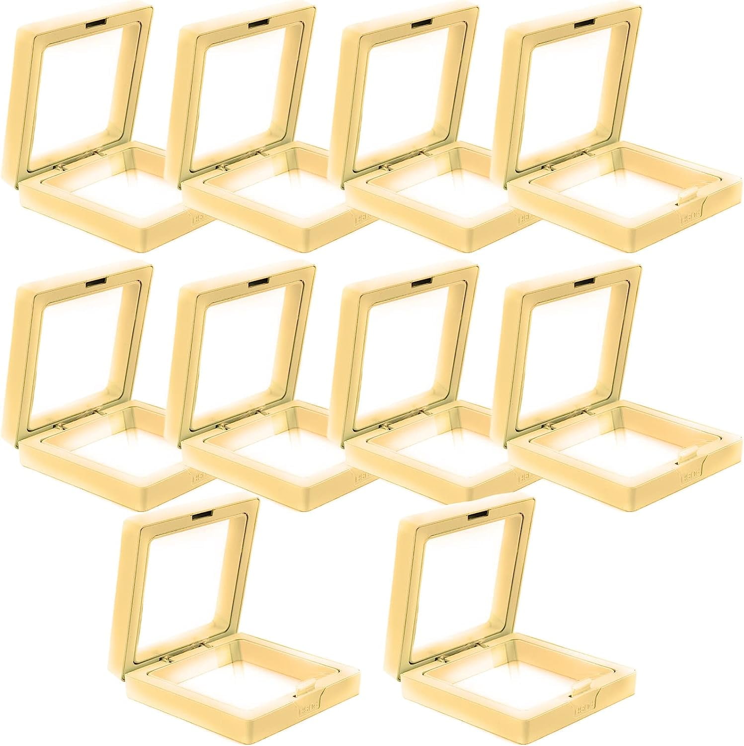 LINLIN 10 Pack 3D Floating Display Frame Box Display Case Jewelry ...