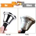 4 Pack Hand Bell, Silver Steel Bell, Ringing Bell with Handle, Dinner ...