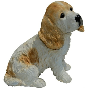 Design Toscano Black & White Cocker Spaniel Puppy Dog Statue - Walmart.com