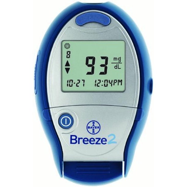 Bayer Ascensia Breeze 2 Blood Glucose Test Strips, 50 Test Strips per ...