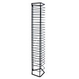 Atlantic Onyx DVD Storage Rack Tower (28 DVDs, 28 BluRays), Black ...