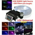 Car Use DC12V 6W RGBW Engine LED Fiber Optic Star Ceiling Kit Light ...