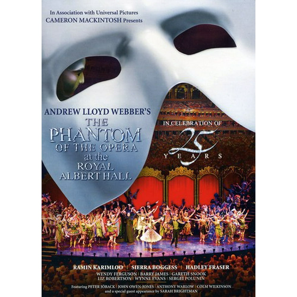 The Phantom of the Opera at the Royal Albert Hall (DVD) - Walmart.com ...