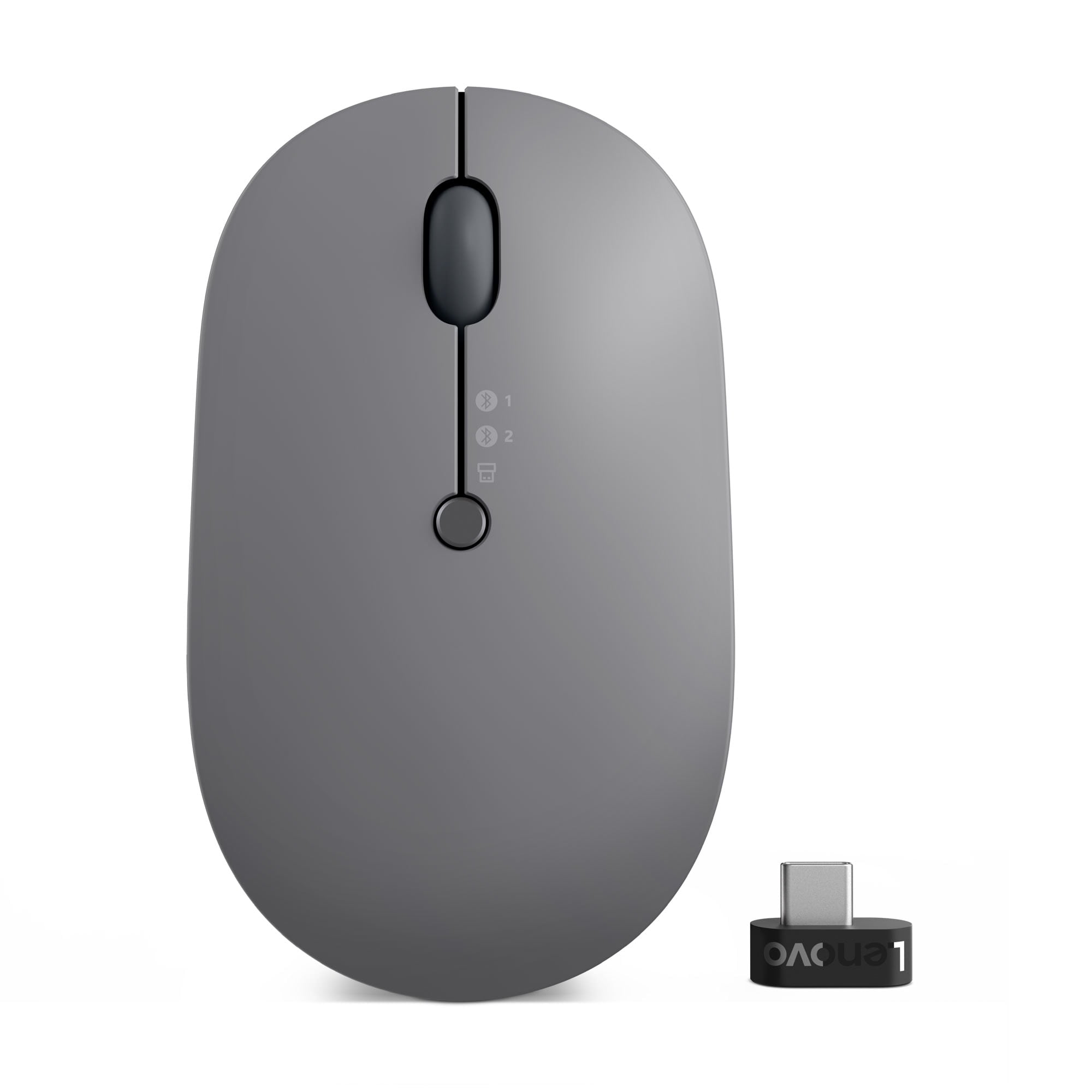 Lenovo Go Wireless Multi-Device Mouse (Storm Grey) - Walmart.com