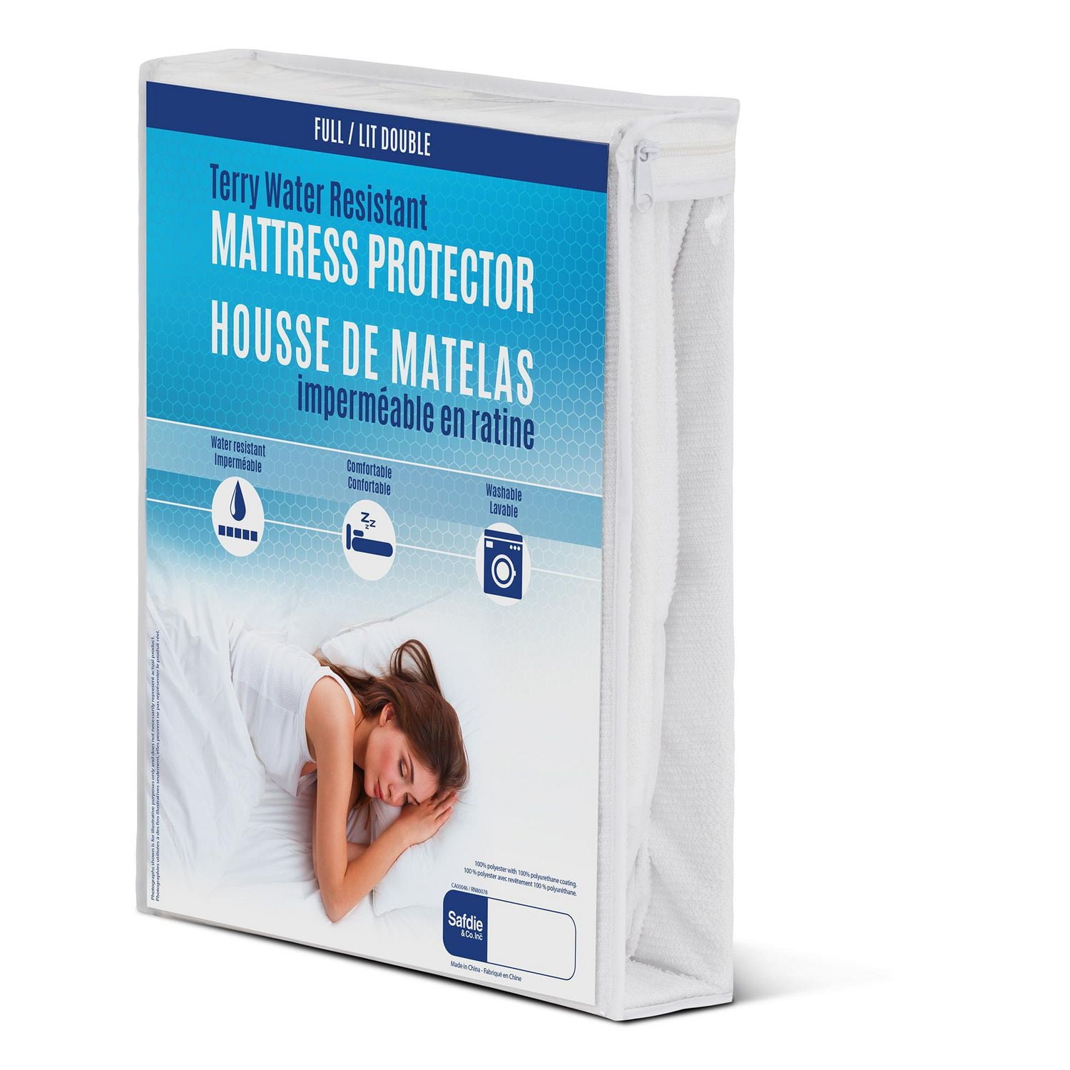 Click here for Safdie & Co. Mattress Protector K Waterproof White prices