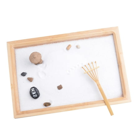 Sand Tray Spiritual Relaxing Pebble Rake Set Home Office Stress ...