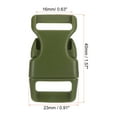 Uxcell Plastic Buckles 20 Pack Quick Side Release Clips Olive 16mm ...