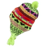 Top Headwear Peruvian Chullo Hat - Llama - Neon Yelllow Green - Walmart.com