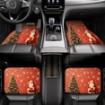 4-Piece Car Floor Mats Set, Santa Sparkle Crystal Velvet Automotive ...