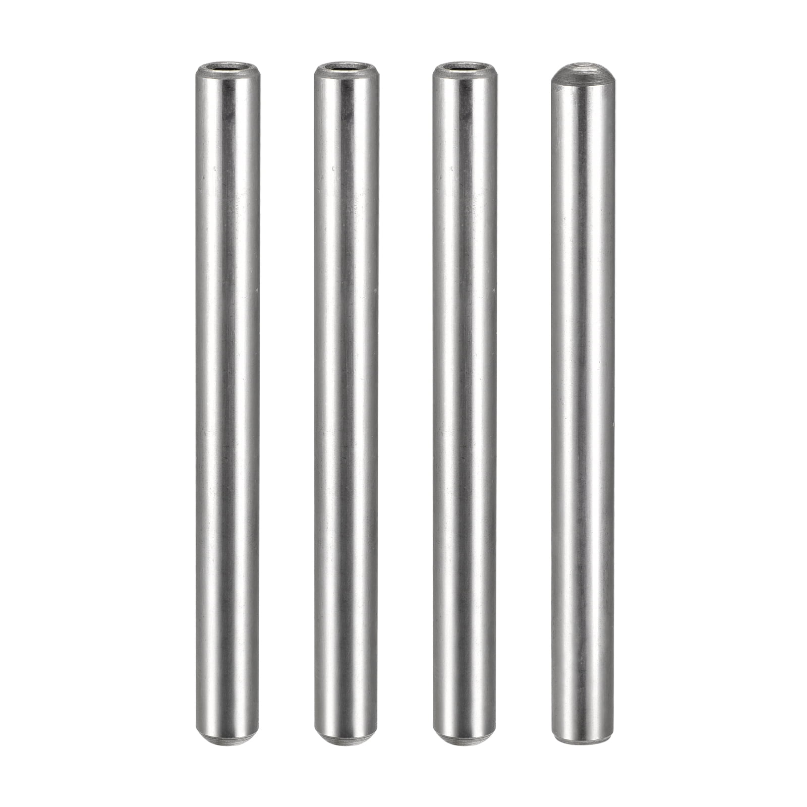 M6 Internal Thread Dowel Pin 4 Pack 12x130mm Chamfering Flat Carbon ...