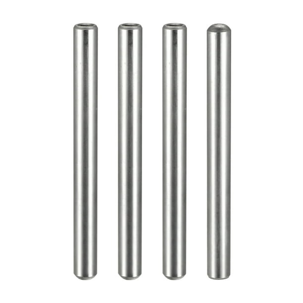 M6 Internal Thread Dowel Pin 4 Pack 12x130mm Chamfering Flat Carbon ...