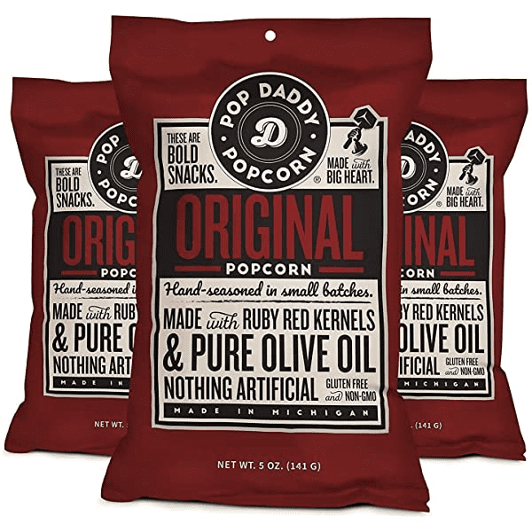 Pop Daddy Hand Seasoned Non GMO Original Popcorn , 3-Pack - Walmart.com