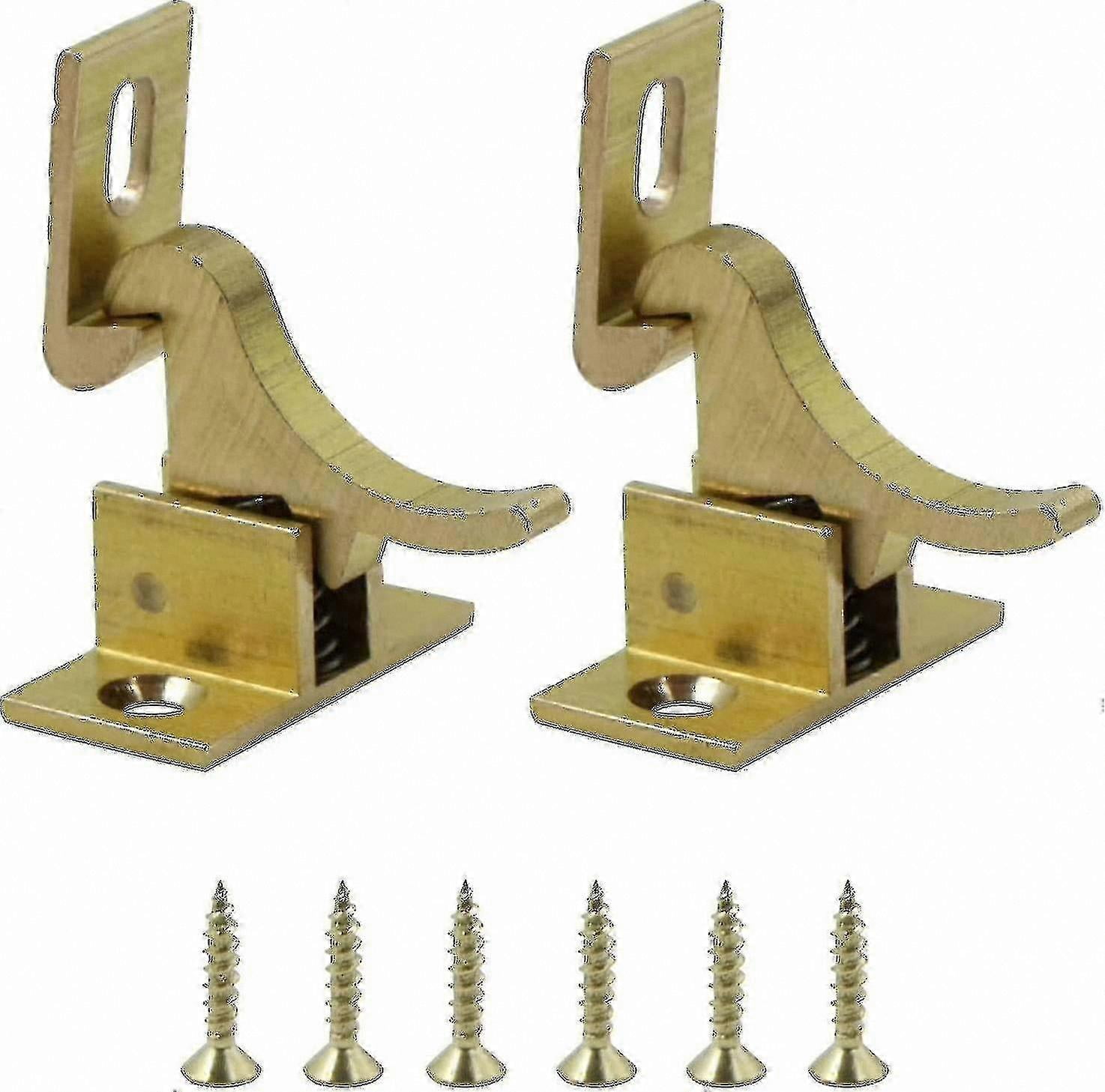 Right Angle Door Latch - 2 Pack Barrel Bolt Lock with Mounting Screws ...