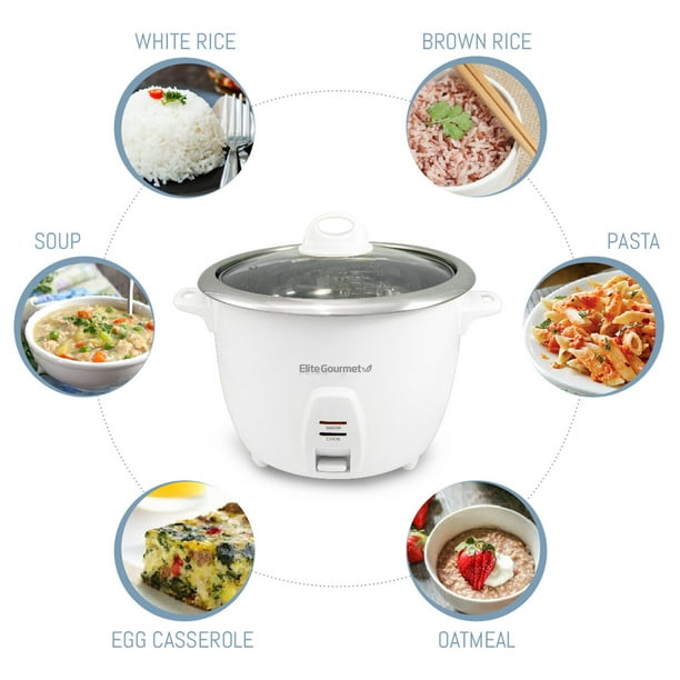 Elite Erc-2020 20-Cup Rice Cooker with Stainless Steel Pot - Walmart.com