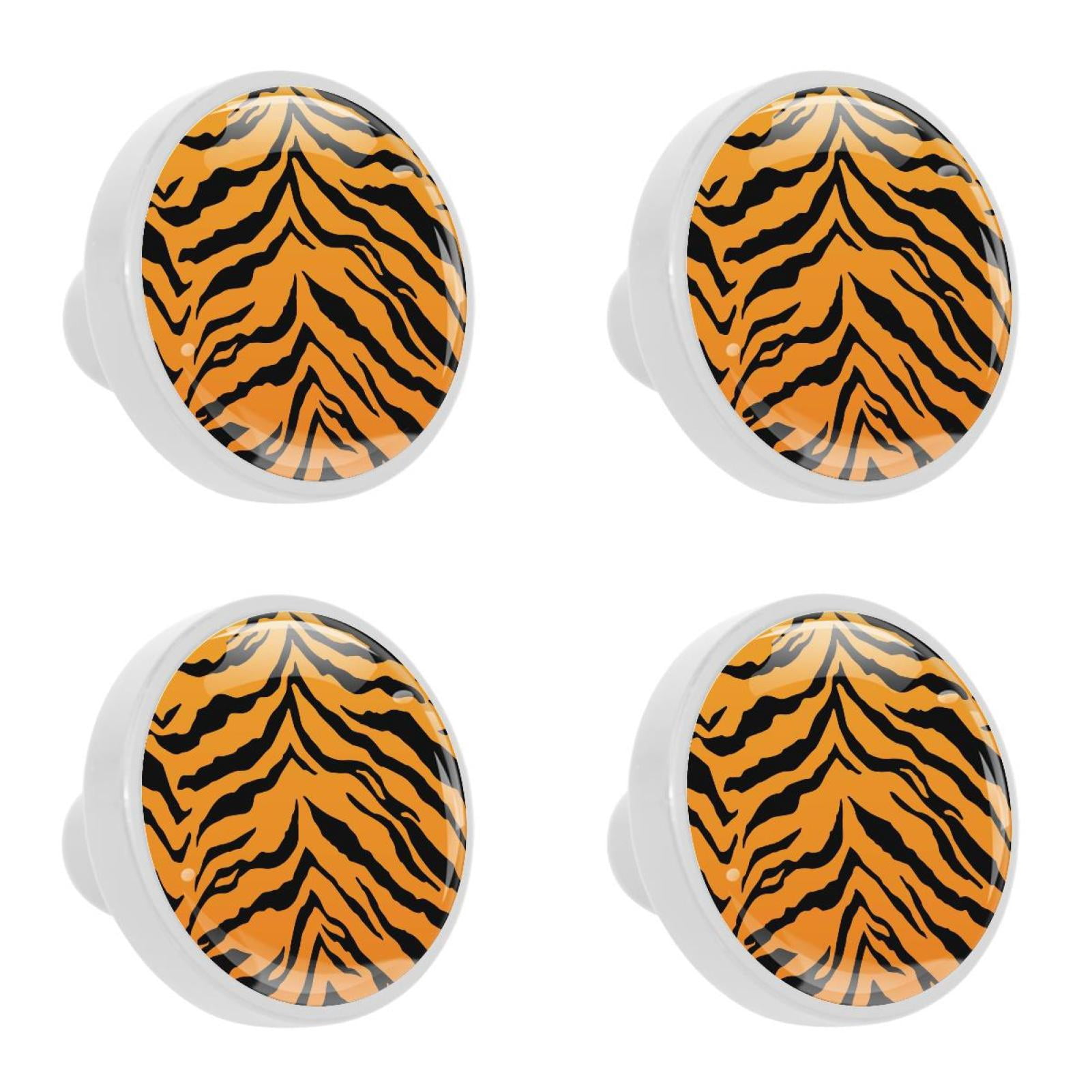 4 Pcs Tiger Skin Texture Knobs for Kitchen Cabinet Cupboard Dresser ...
