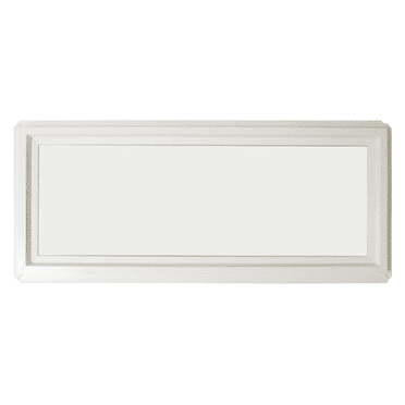 "Shed Windows More 12""x36"" Transom Vinyl Frame, Tempered Low E Glass ...