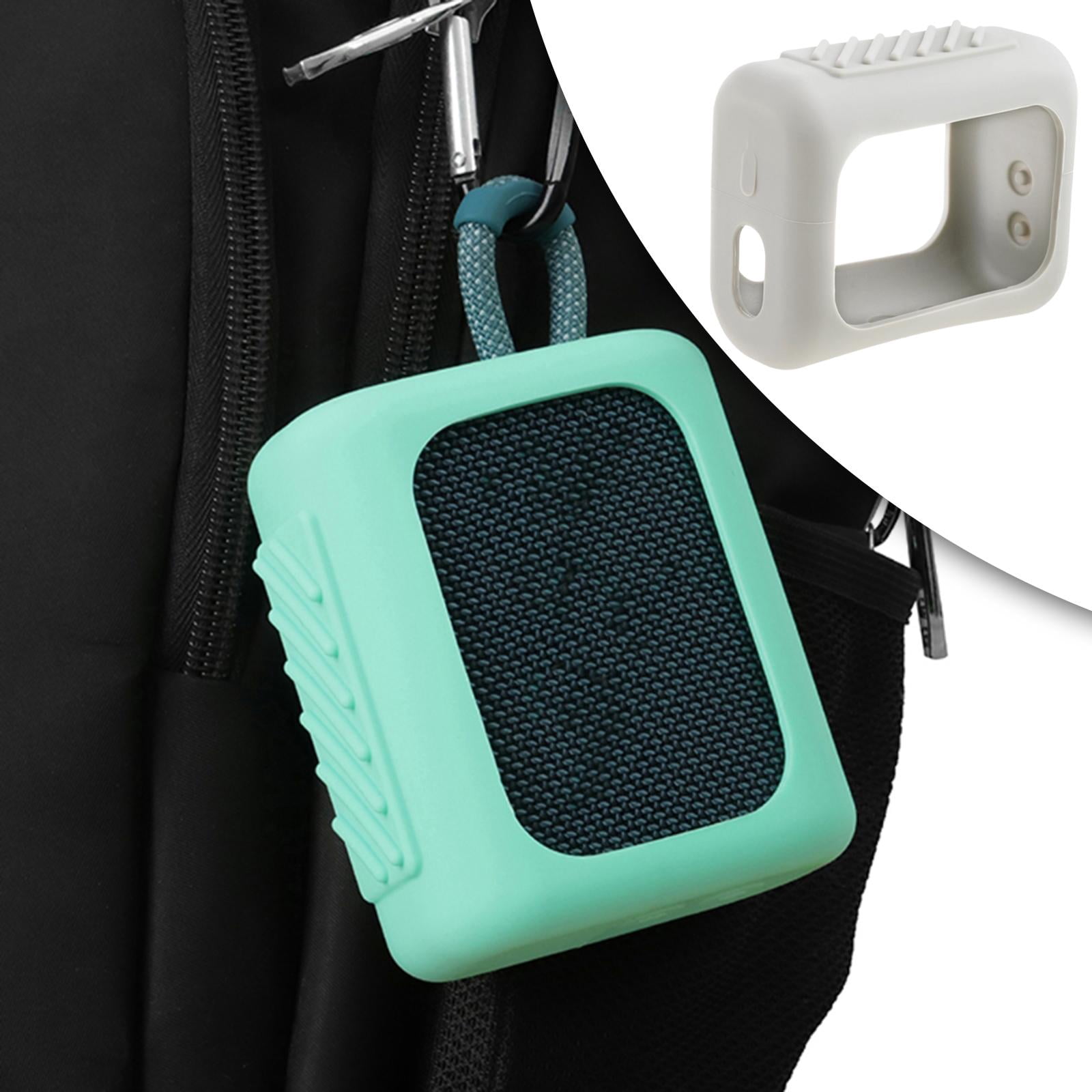 Speaker Silicone Case with Carabiner Soft Removable Dust ive Cover ...