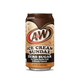 A&W Ice Cream Sundae Zero Sugar Soda - 12pk/12 fl oz Cans - Walmart.com