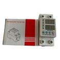 Display 63A 220V Din Rail Adjustable Digital Over Under Voltage Surge ...