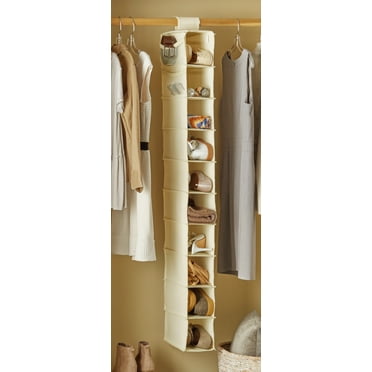 Mainstays 5-Tier/40-Pocket Canvas Carousel Organizer - Closet Storage ...