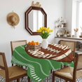 American Rugby Ball Table Cloth 60x60in, Waterproof Square Tablecloth ...