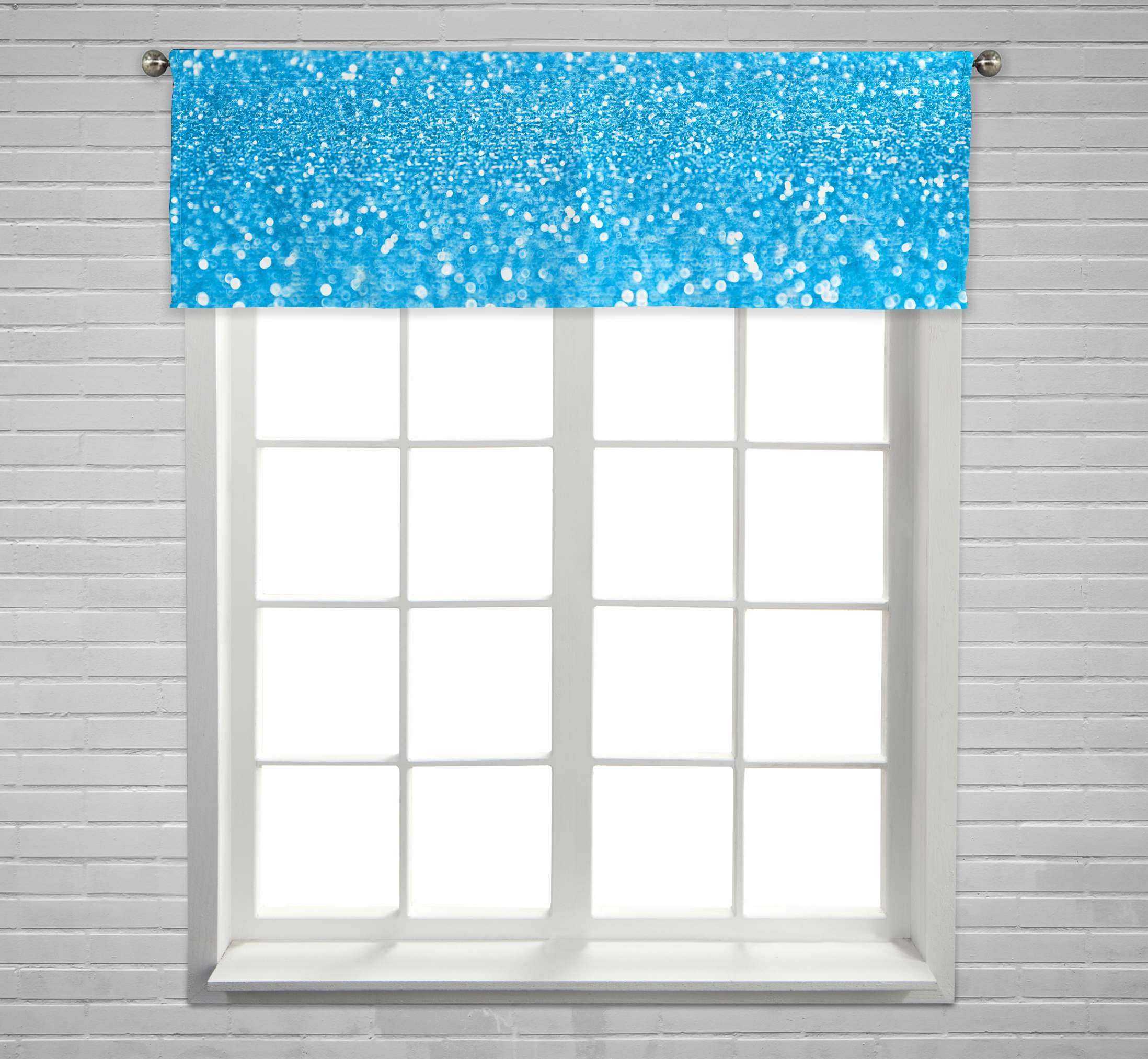 ECZJNT Pastel blue glitter sparkle confetti party invitation Window ...