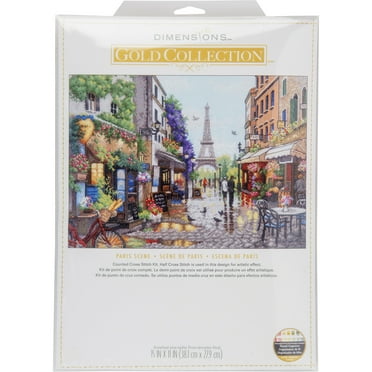 Dimensions Gold Collection Counted Cross Stitch Kit 18"X9"-Cozy Cove ...