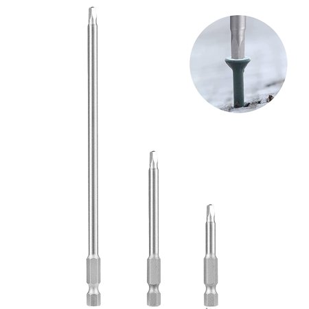 3 Sizes R2 Square Bit Square Head Screwdriver Square Bit Magnetic ...