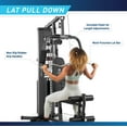 Marcy 150 lb. Stack Weight Home Gym MWM-4965SC Full Tricep Lat Butterfly Curl Gym - Walmart.com
