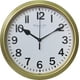 Mainstays 8.78" Basic Clock Gold - Walmart.com