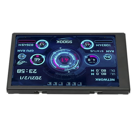 PC Data Display Screen, 360 Degree Rotation 3.5in IPS Mini Monitor ...