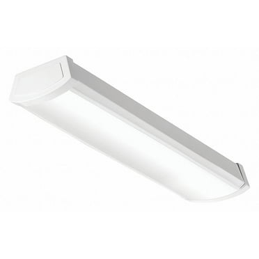 Columbia Lighting LED Wraparound Fixture,4 ft L,4477 lm LAW4-40LW-EDU ...