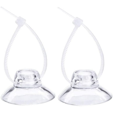8 Pack Aquarium Suction Cup, Fish Tank Suction Cups with Adjustable Zip ...