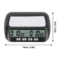 BIMZUC Digital Chess Clock Timer – Portable 3.94×5.91×1.97” Battery ...